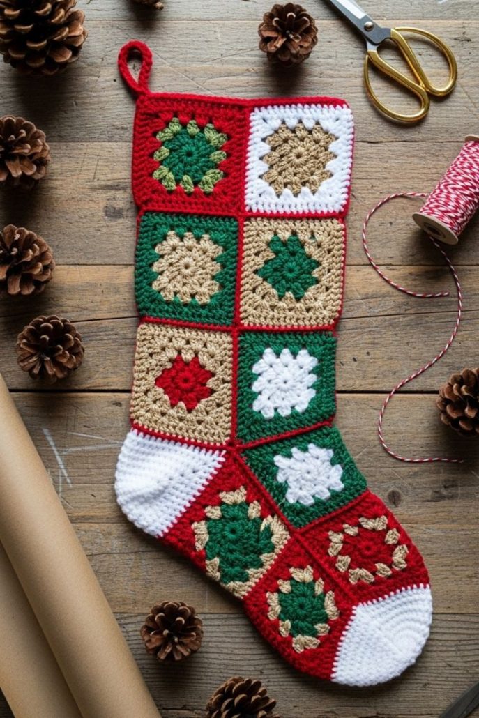 Crochet Christmas Stocking - Patterns