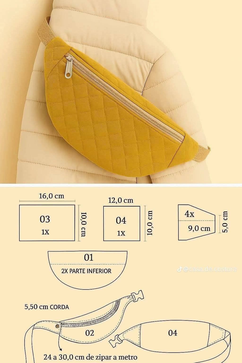 Fabric Fanny Pack – TUTORIAL