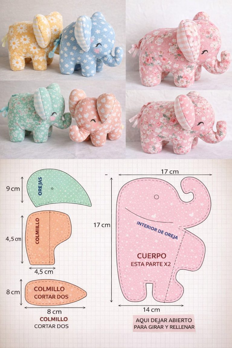 Cloth Elephants – PATTERN