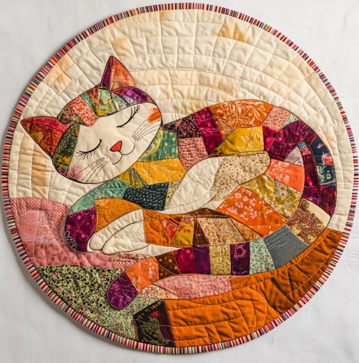 Snuggle Cat Circle – PATTERN